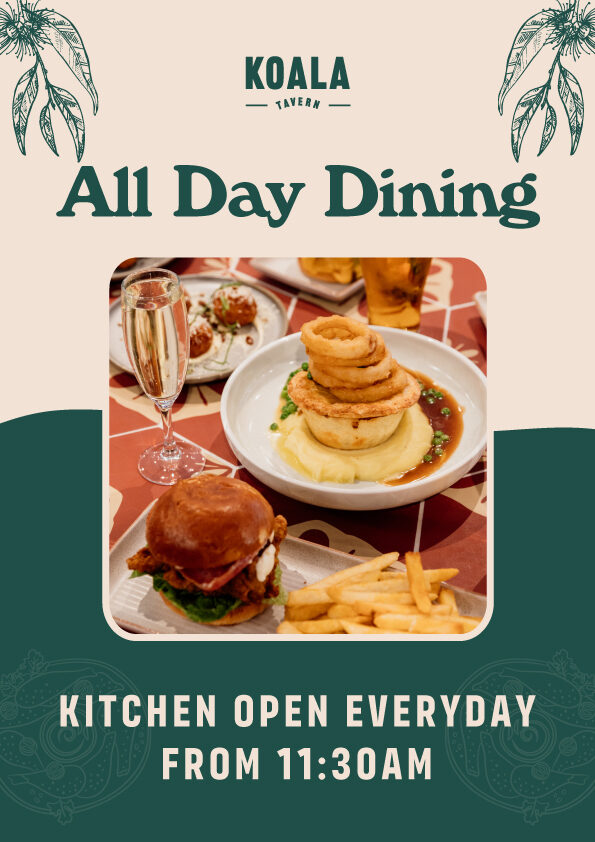 Eat & Drink at Koala Tavern | Family-Friendly Bistro in Capalaba