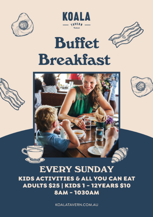 Sunday Buffet Breakfast - Koala Tavern | Capalaba's Newest Local